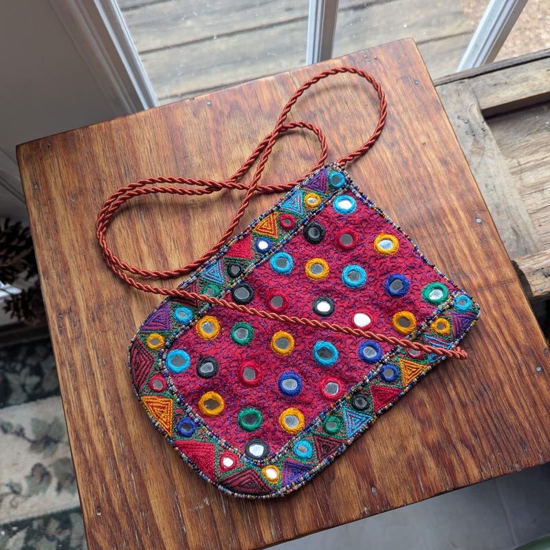 Hand Embroidered Purse - Etsy
