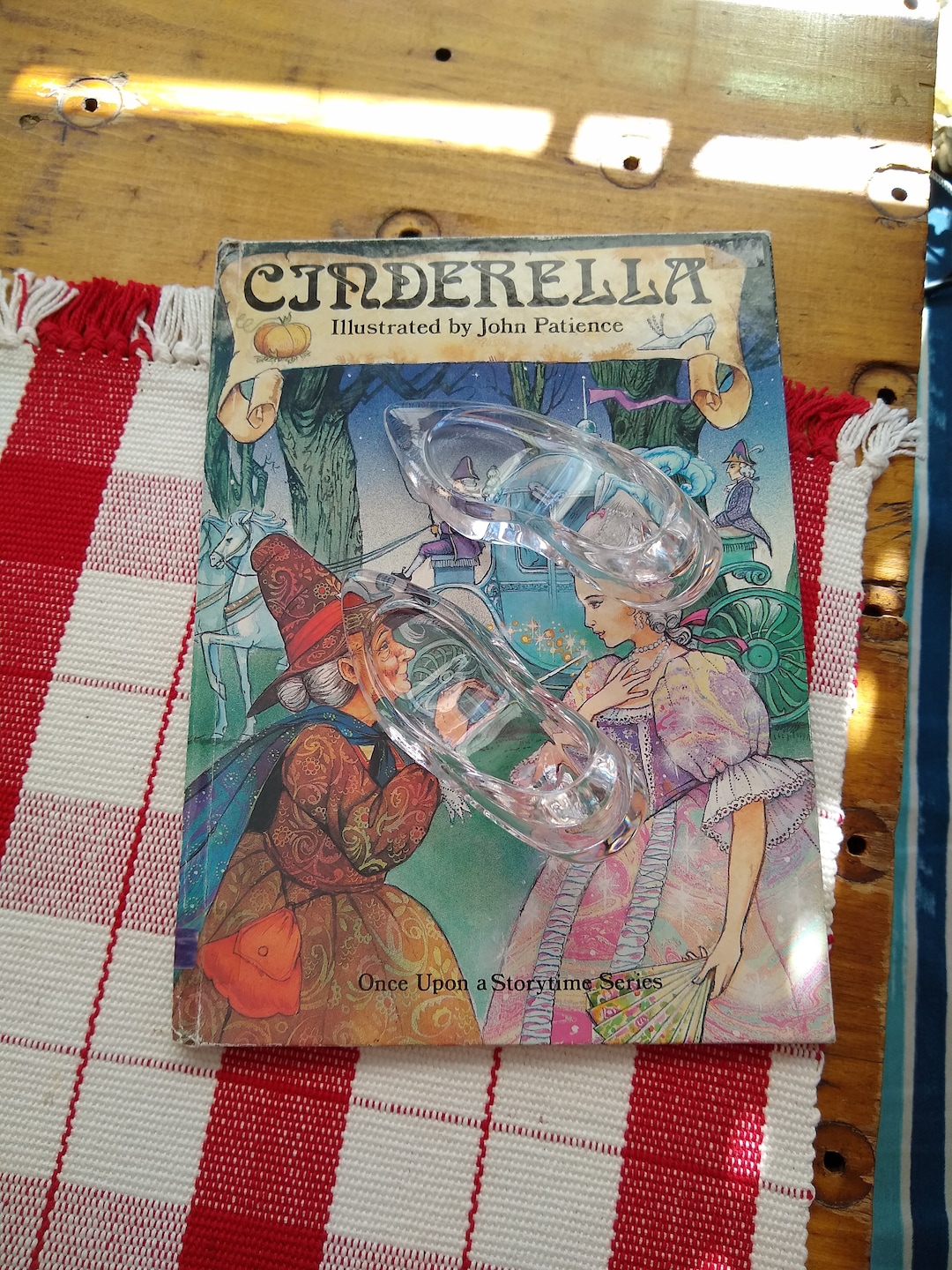 Cinderella Glass Slippers With Storybook - Etsy