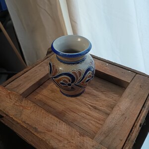 Mid Century Modern Handarbeit Pottery Vase Handmade in West Germany ...