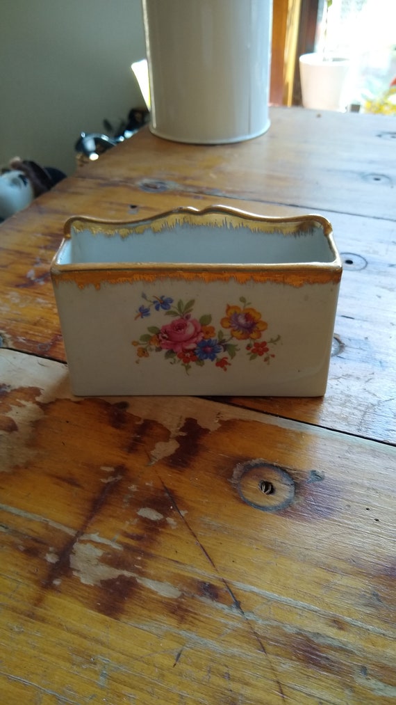 Antique Old Paris Porcelain Limoges Desk Letter Holder Box - Etsy