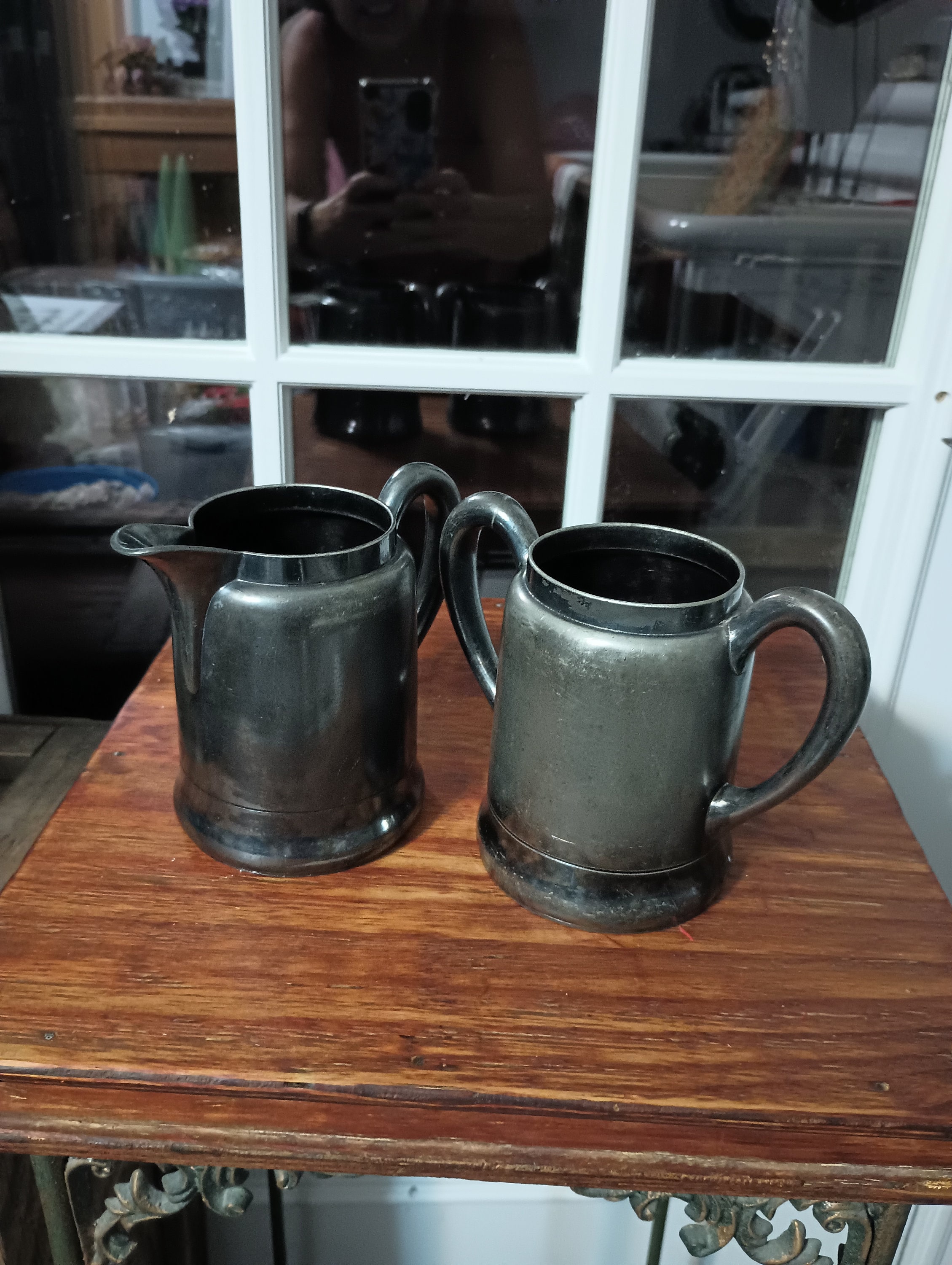 Meriden Silver Plate Quadruple Plate Sugar Bowl and Creamer - Etsy
