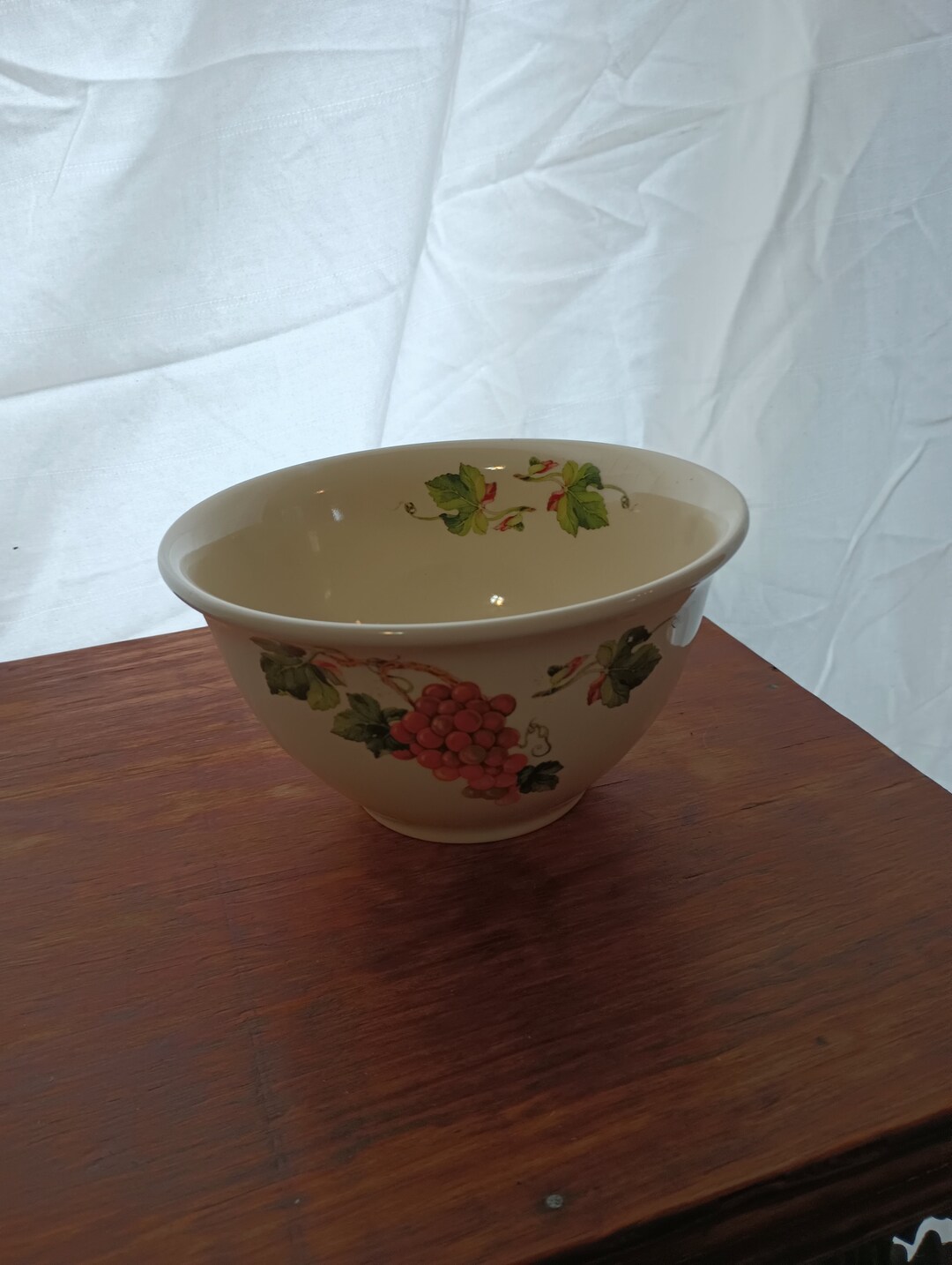 Vintage Teleflora Small Mixing Bowl/serving Bowl, Red Grapes - Etsy