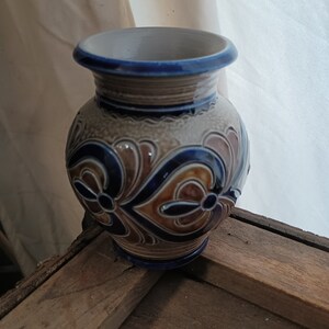 Mid Century Modern Handarbeit Pottery Vase Handmade in West Germany ...