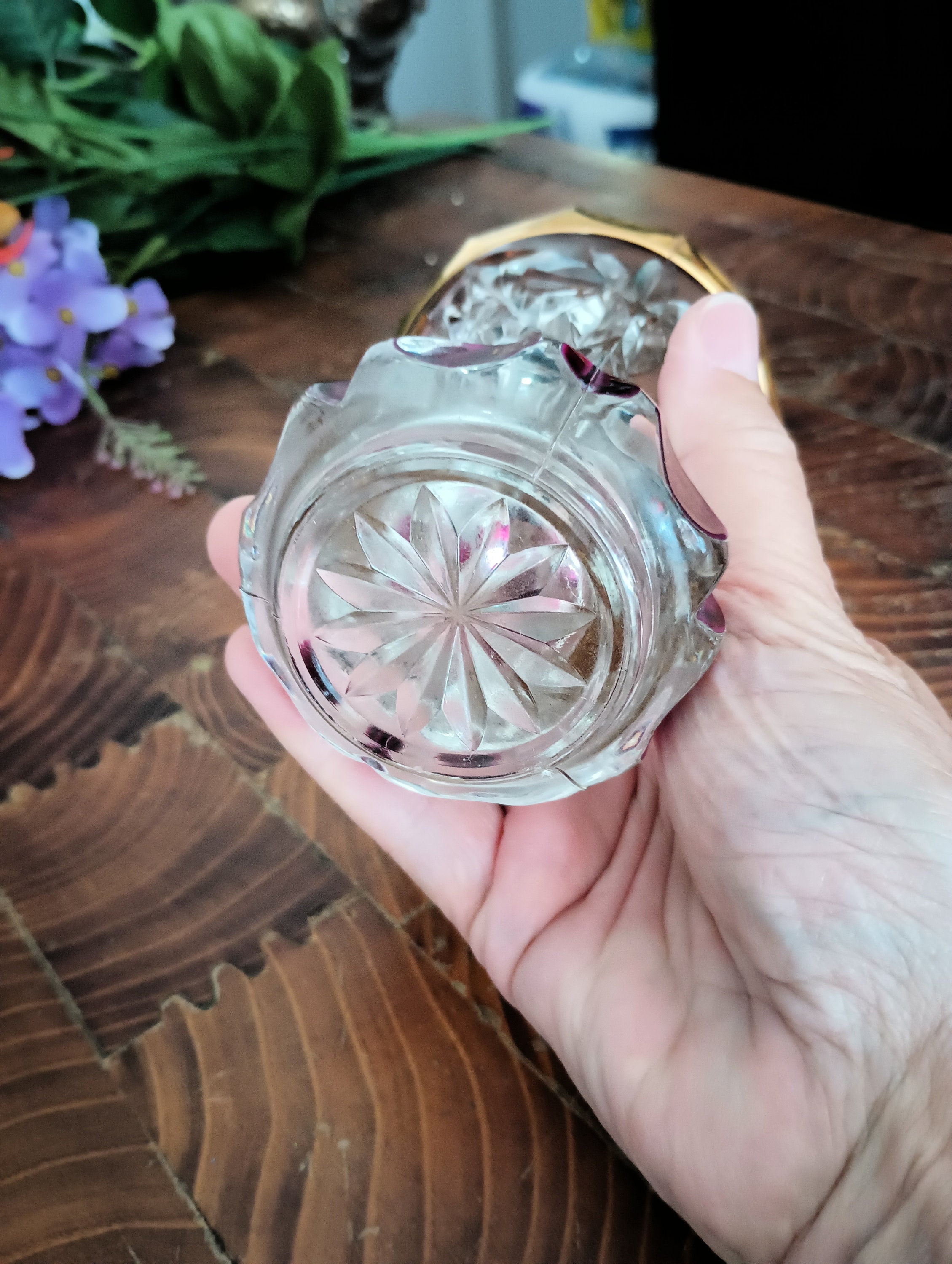 Heavy Cut Crystal Spooner, Bohemian Glass - Etsy