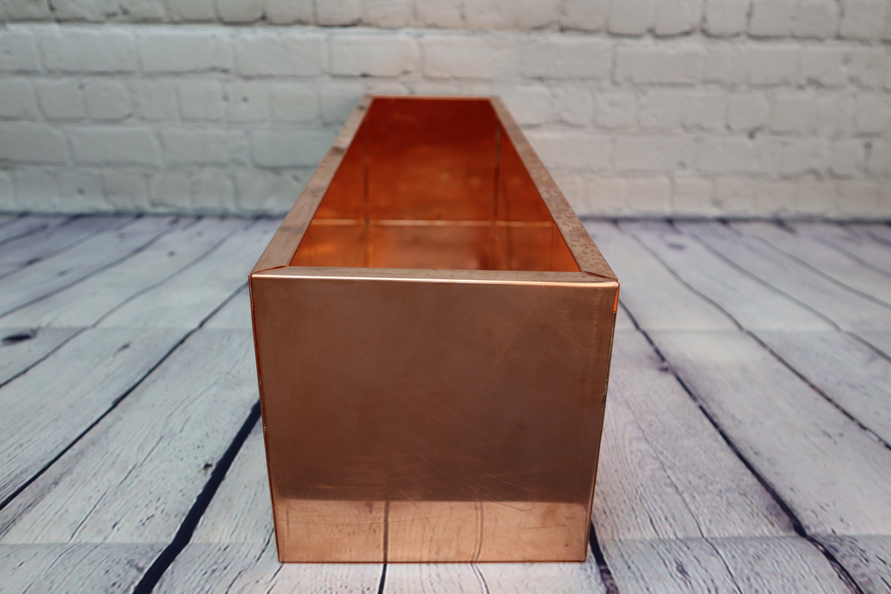 Copper Planter Box Copper Decor Copper Pot Copper Box | Etsy