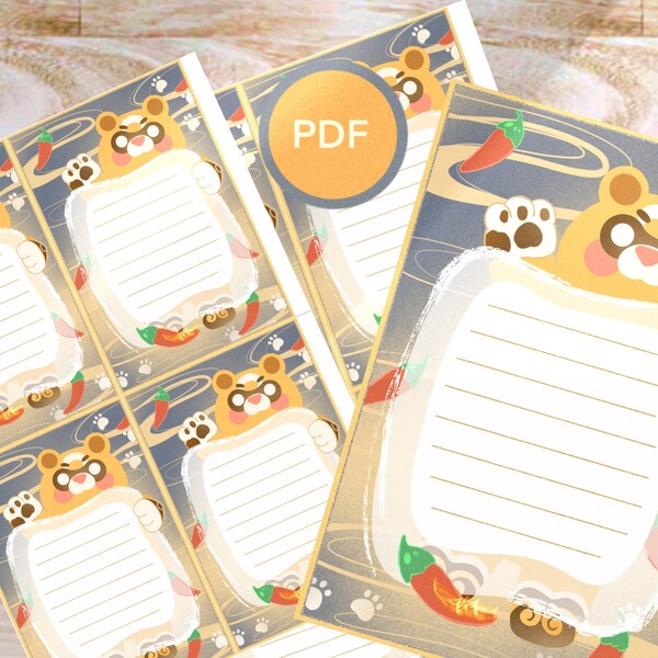 Genshin Printable Stickers - Etsy