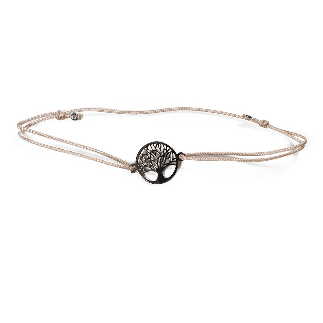 Silver Tree of Life Bracelet Bonsai Tree Charm Bracelet Silver Nature ...