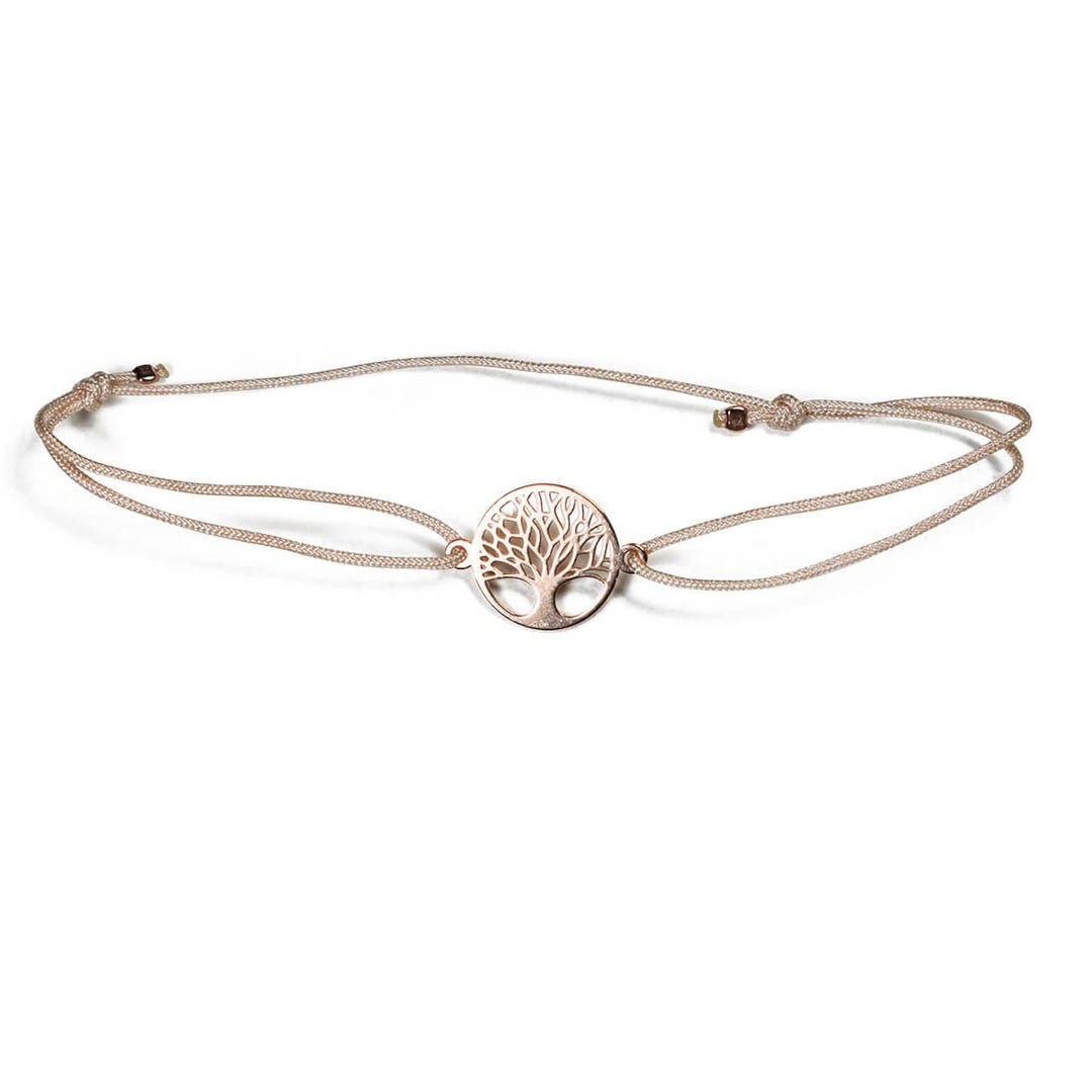 Rose Gold Tree of Life Bracelet | Bonsai Jewellery | Tree of Life Charm ...