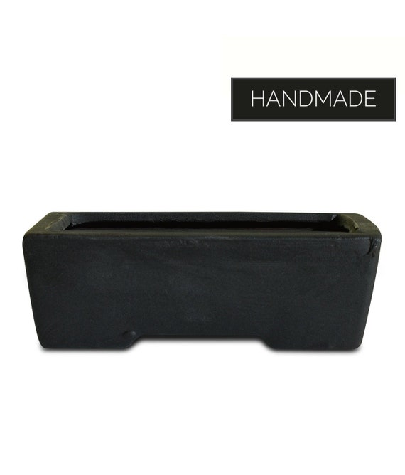 handmade ceramic rectangular Bonsai pot Craft Supplies & Tools Floral ...