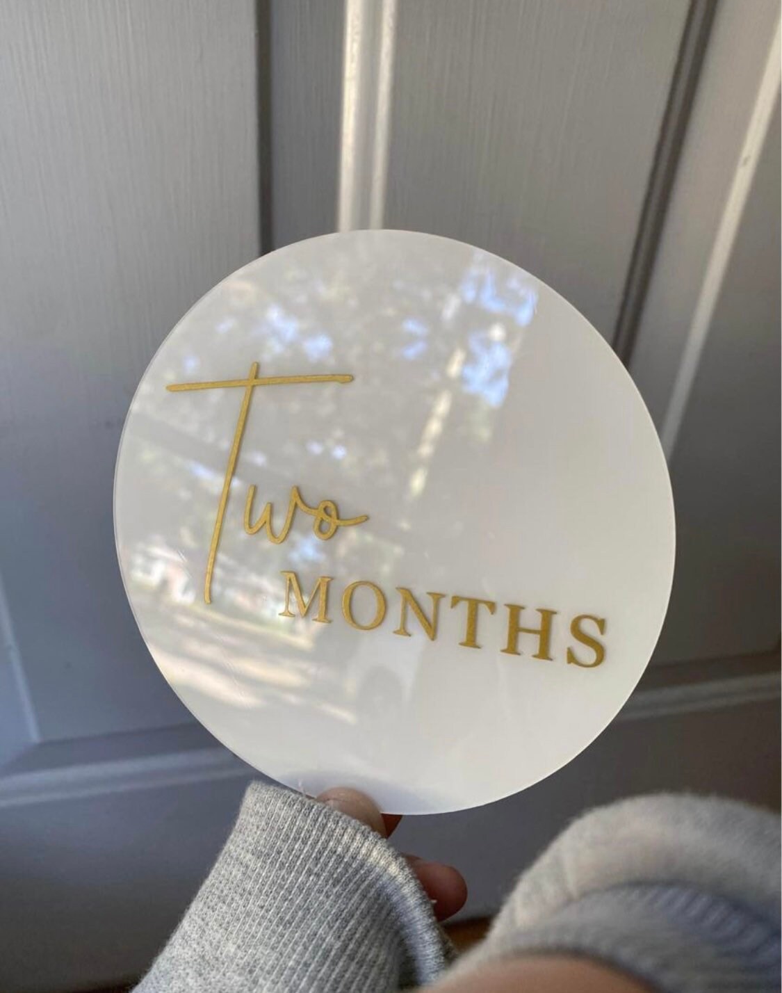 Acrylic Baby Milestone Discs - Etsy