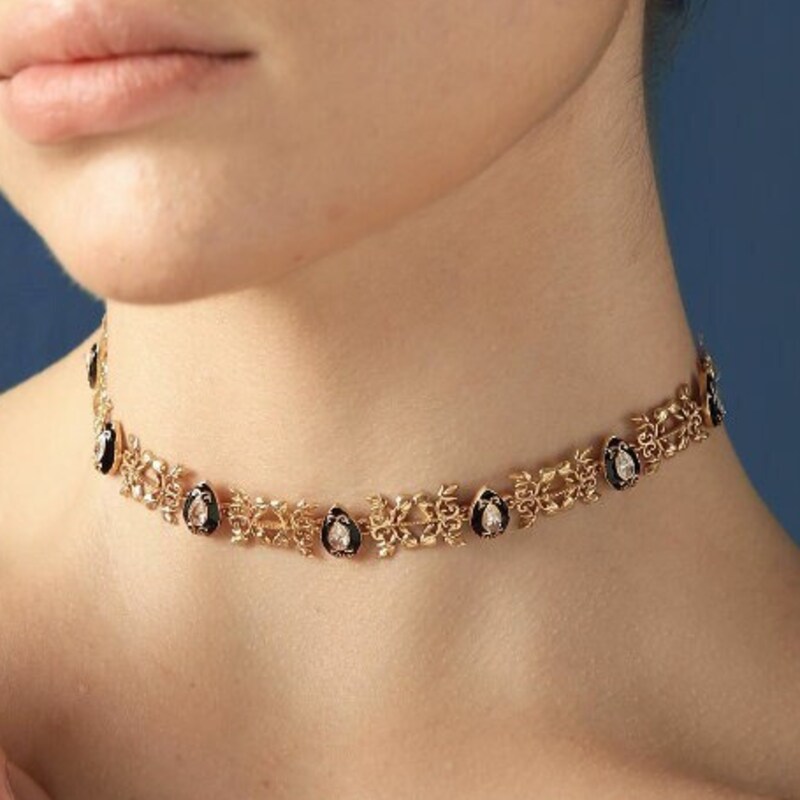 Art Deco Vintage Chokers - Etsy UK