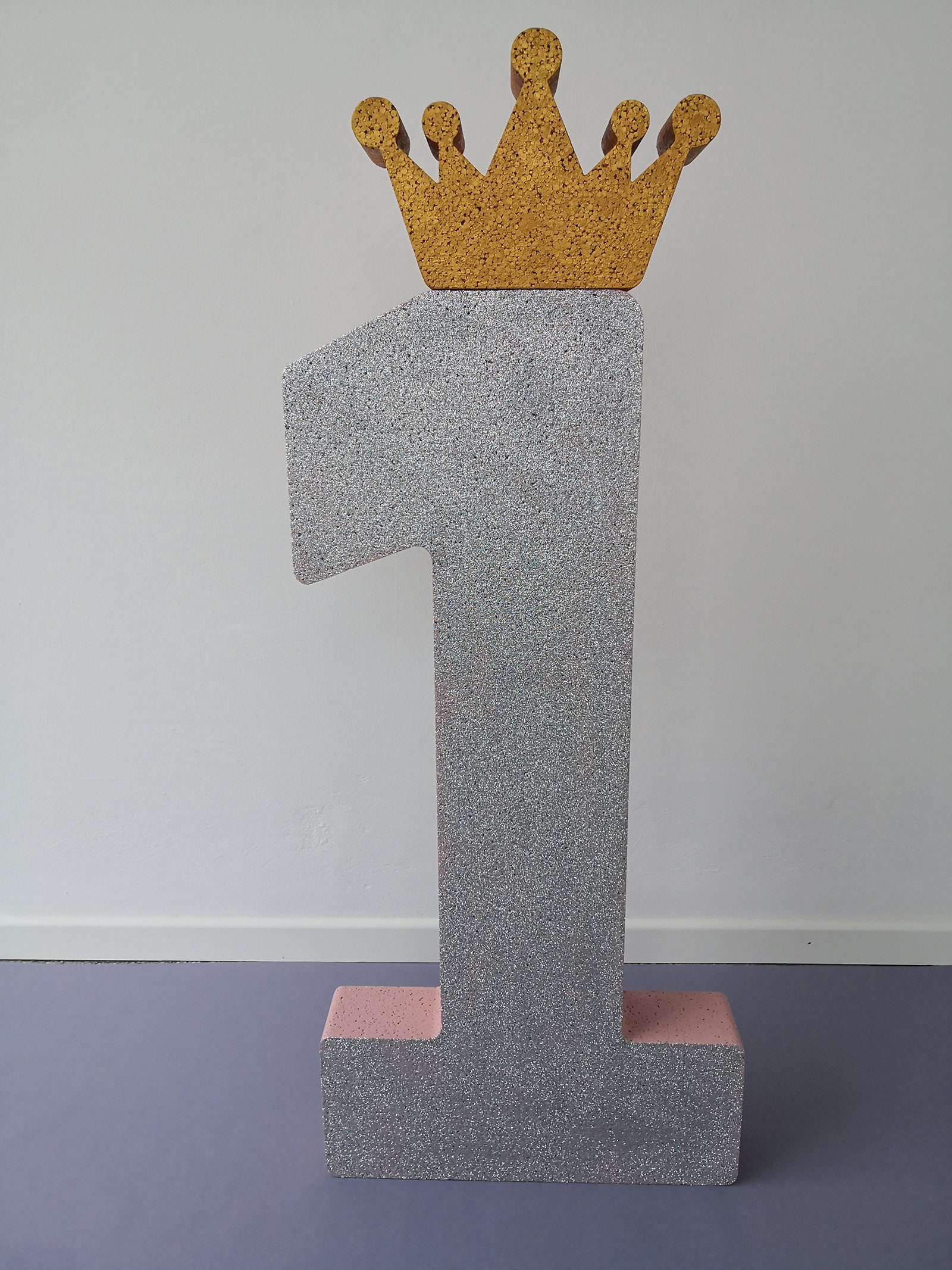 Ziffer Styroporzahl Goldene Zahl Gold gefärbt Farbe Jubiläumszahl ...