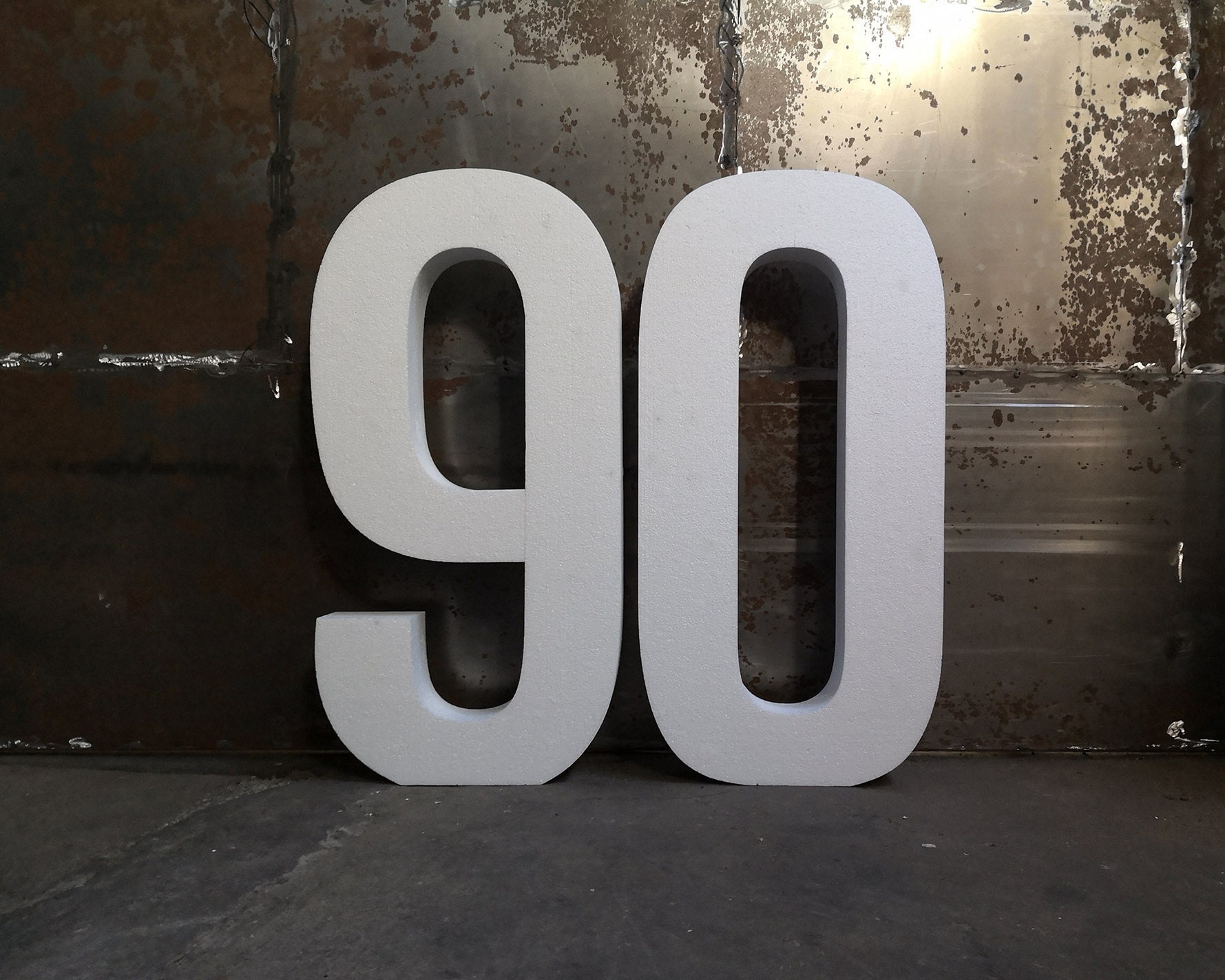 Styropor Freistehend Buchstabe Zahl 90-50x20 cm / 37-20x8 Zoll - Etsy.de