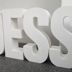 Styrofoam Letter 95-50 X 20 Cm / 37-20x8 Inches Freestanding Striking ...