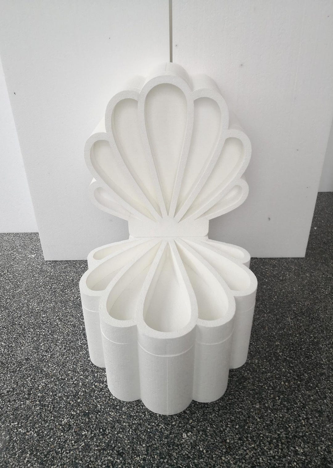 Giant Shell Styrofoam Shell Figures Fin Seaweed Mermaid Tail Fin ...