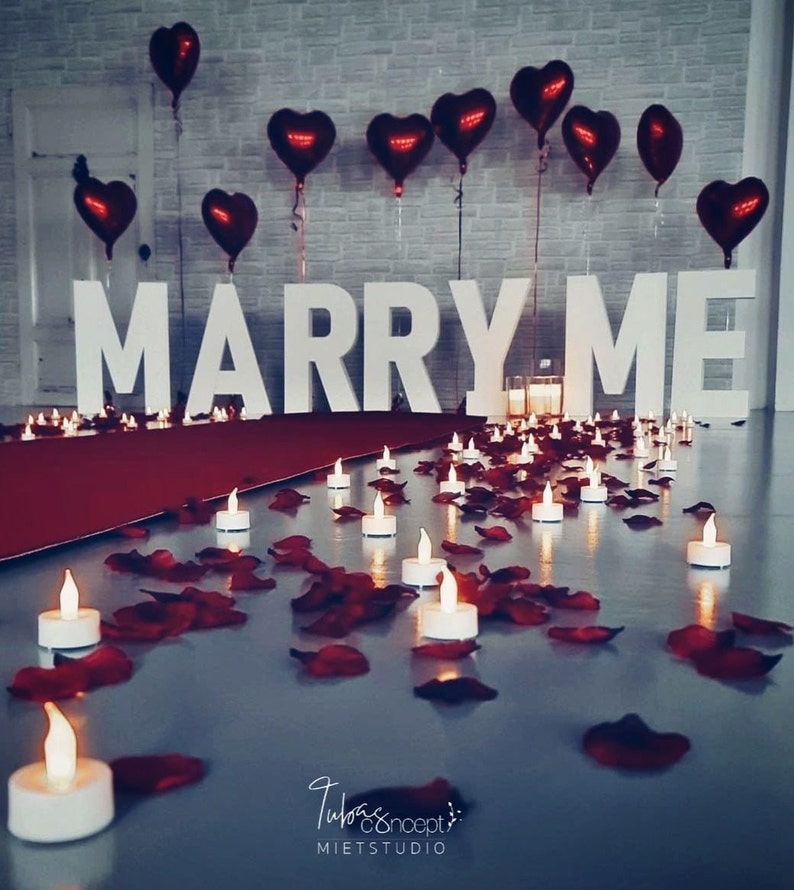 MARRY ME Letters Styrofoam Lettering Wedding Marriage Proposal ...