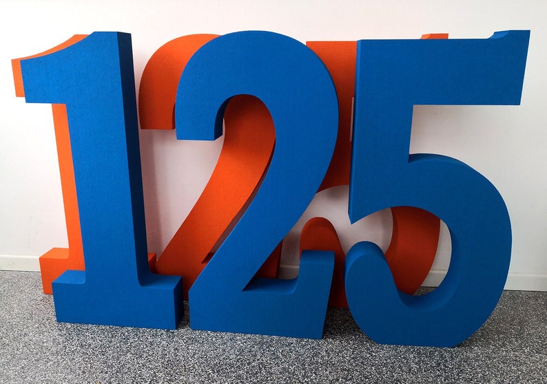 Any Number Styrofoam Painted Color Color Selection 90-70 Cm / 35-27 ...