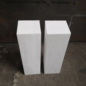 Styrofoam Column 20x20x50 Cm Pedestal Block Showcase Vintage DIY Shop ...