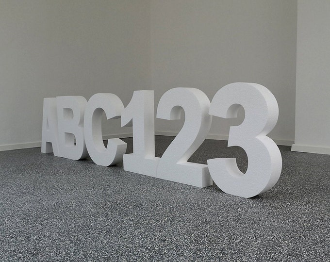 Price is for One Letter! 3D Styrofoam Letters 1" Thickness,shopsign ...