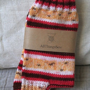 Hand Knitted Socks, Knitted Socks, Handmade Socks, Knitted Cotton Socks ...