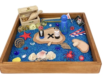 Pirate Sensory Tray - Etsy UK