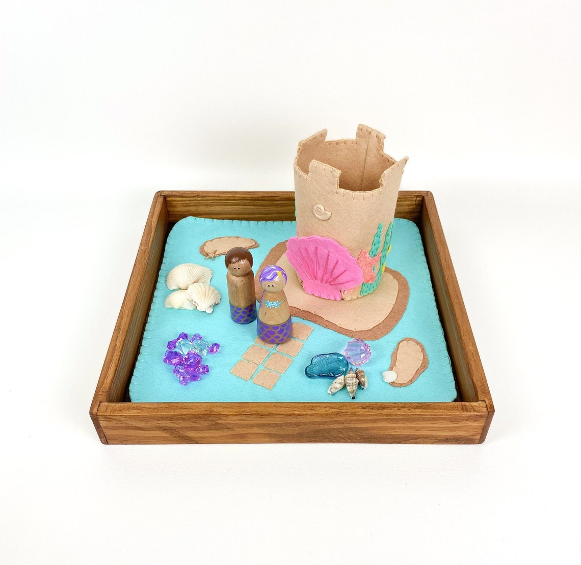 Mermaid Playscape/ocean Felt Play Mat/imaginative Play | Etsy