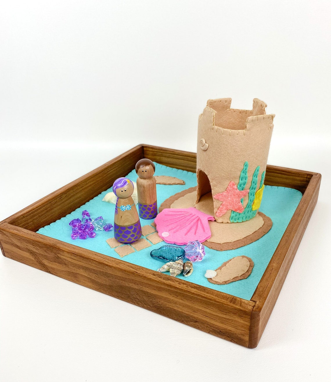 Mermaid Playscape/ocean Felt Play Mat/imaginative Play | Etsy