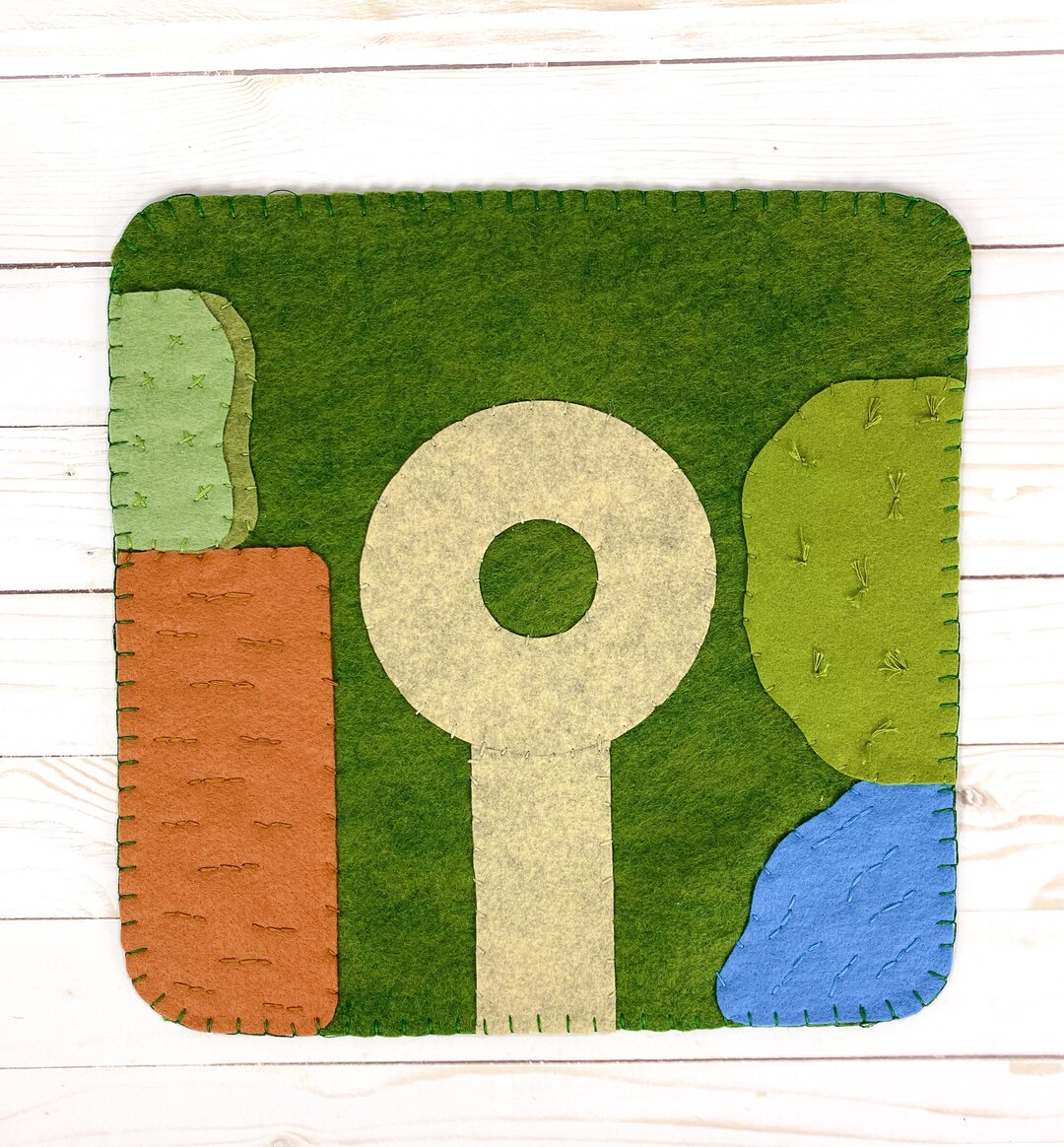 Farm Felt Play Mat/garden Felt Play Mat/small World Play/loose - Etsy