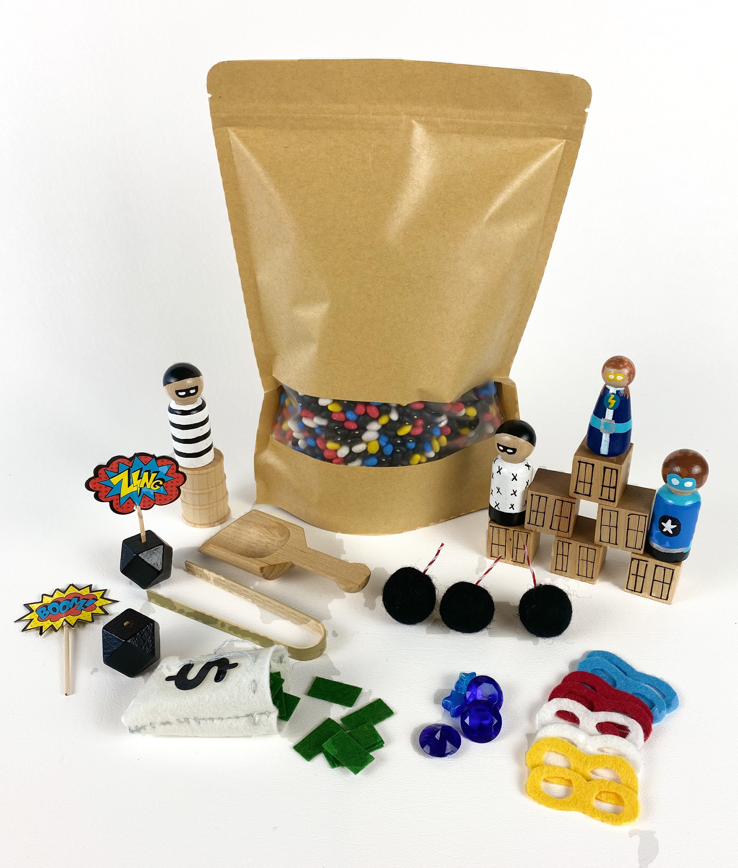 Toys Pretend Play Marvel Busy Box Justice League Kit Superhero Deluxe ...