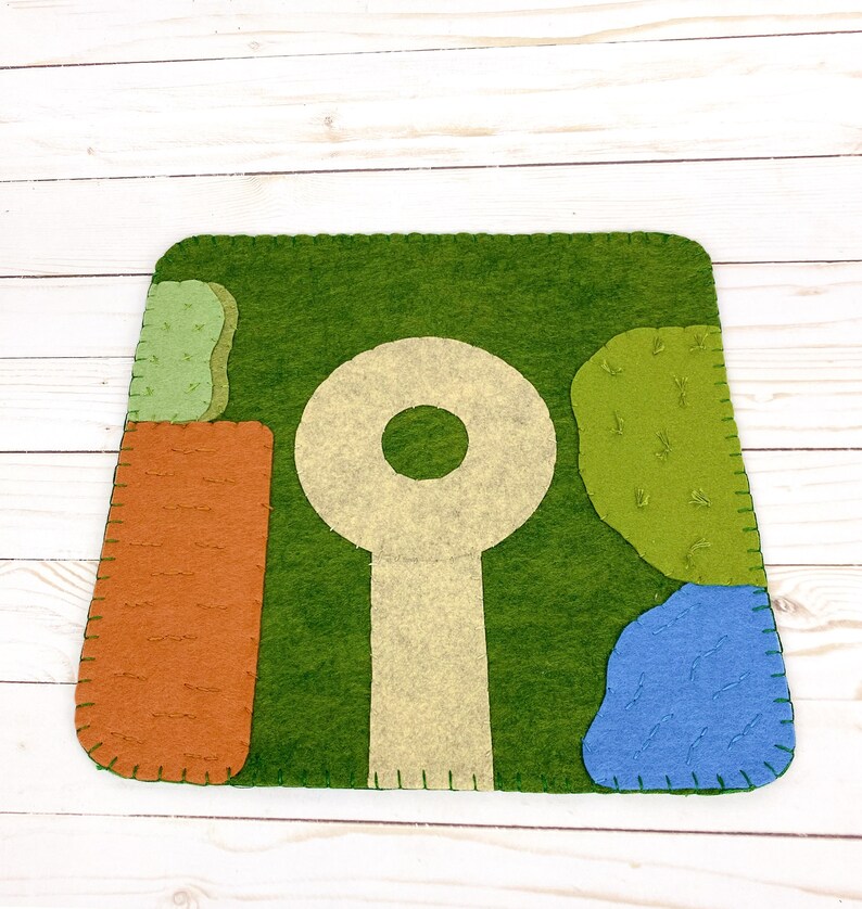 Farm Felt Play Mat/garden Felt Play Mat/small World Play/loose | Etsy