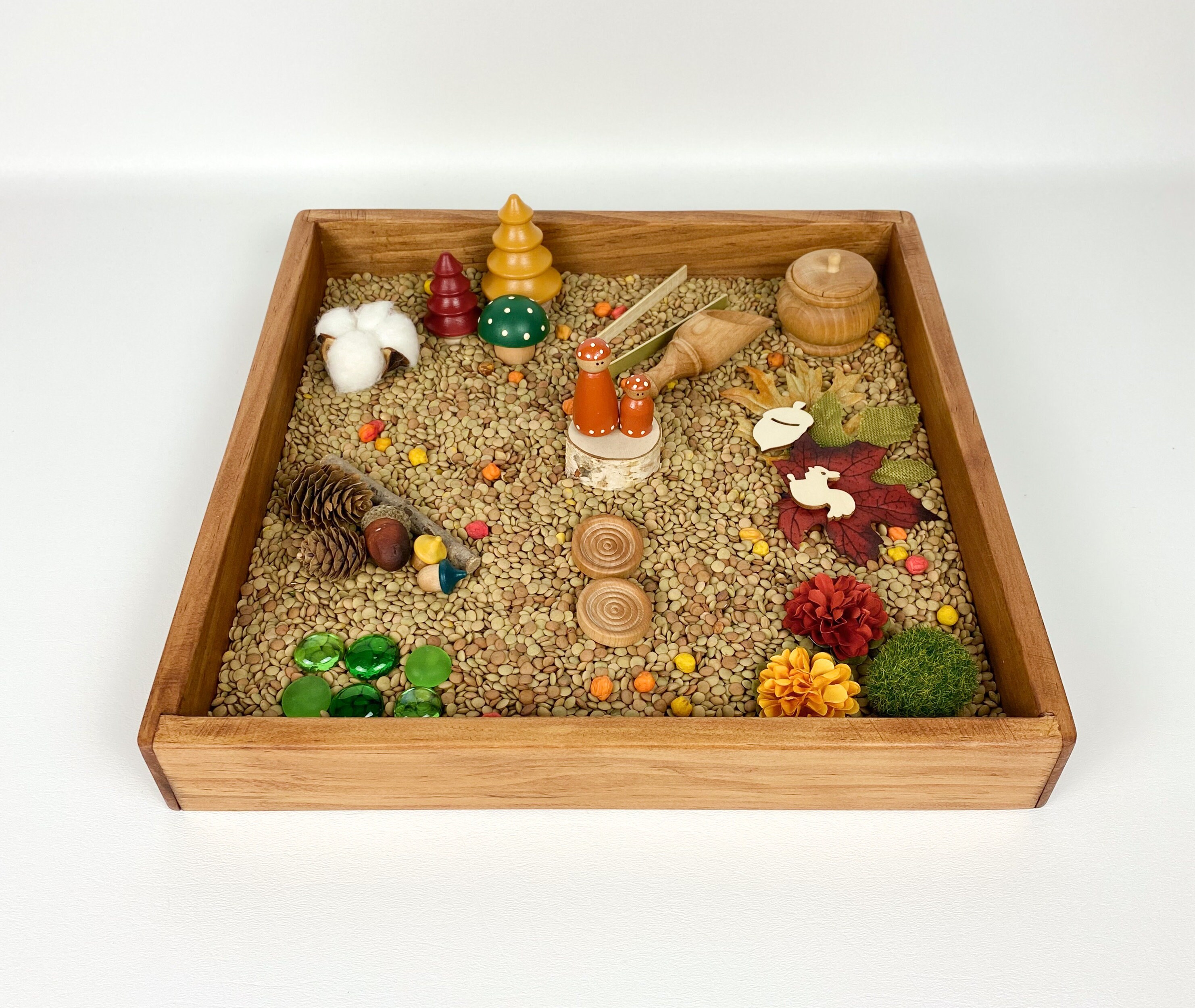 Pretend Play Sensory Tray Nature Sensory Bin Personalized Sensory Kit ...