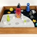 Astronaut Wood Peg Doll/space Sensory Bin/space Small World Play ...