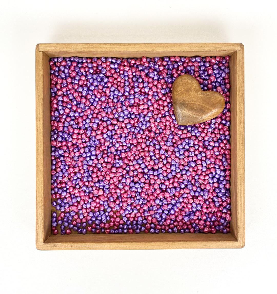 Purple and Pink Beans Sensory Bin Filler/sensory Tray - Etsy