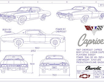 Chevy Caprice Blueprint