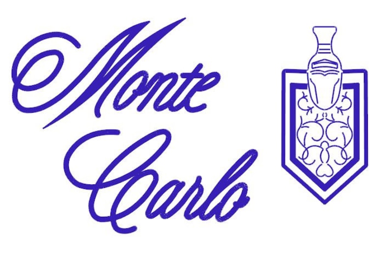 1970 Monte Carlo "blueprint Drawing" Unframed Color Poster Print - Etsy