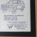 1987-1996 Ford Bronco "blueprint Drawing" Unframed Color Poster Print ...