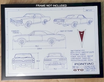 1967 Pontiac GTO - Etsy