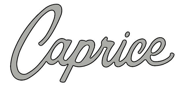 1967 Caprice "blueprint Drawing" Unframed Color Poster Print - Etsy