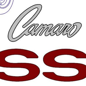 1969 Camaro SS "blueprint Drawing" Unframed Color Poster Print - Etsy