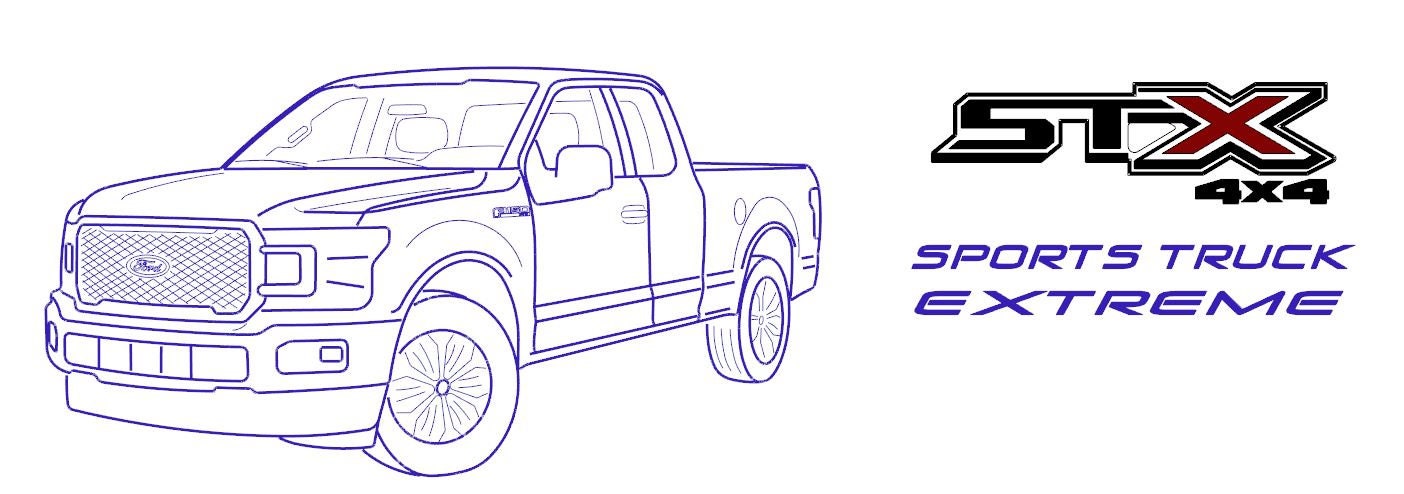 2018 Ford F-150 STX "blueprint Drawing" Unframed Color Poster Print - Etsy