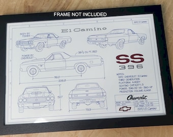 1970 Chevy El Camino El Camino SS / Custom / Standard Original Dealer ...