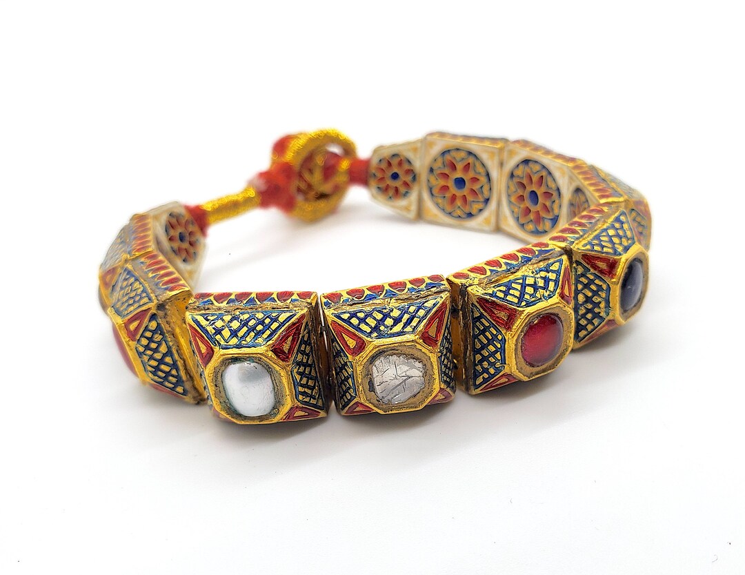 Nine Chakra Bracelet in 22KT Gold Quality Real Nine Chakra - Etsy