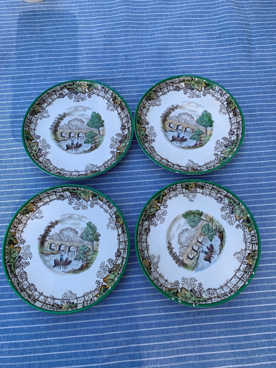 Spode Byron Demitasse Cup and Saucer 4 Rare Transferware | Etsy