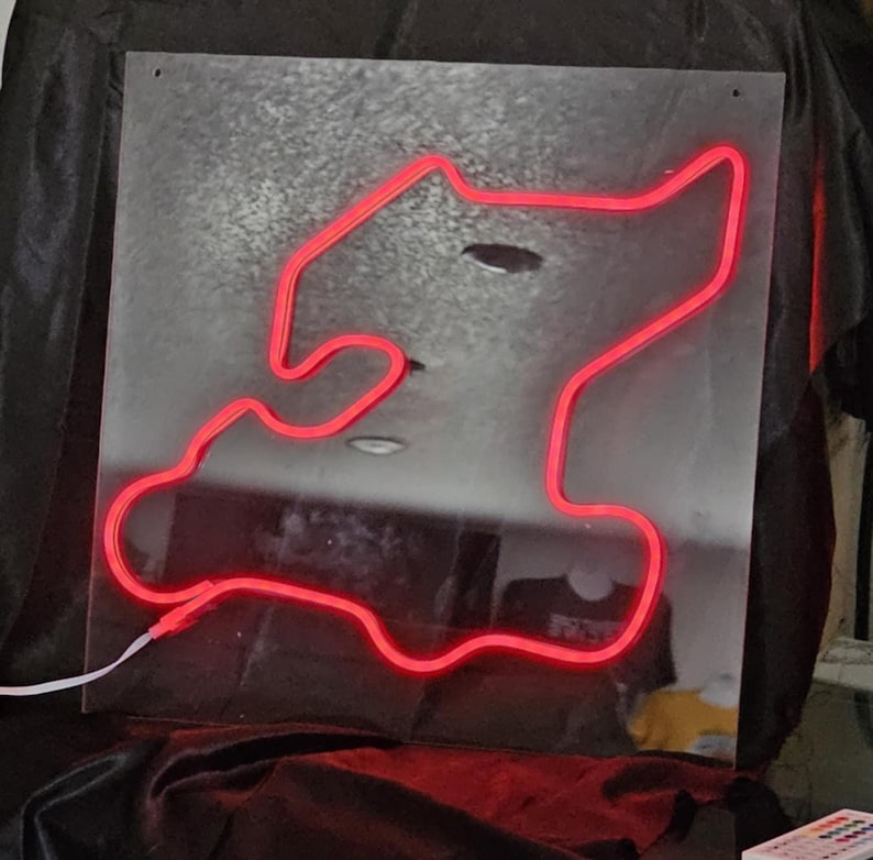 LARGE Lighted Acrylic Sprint Car Sign With Solid or Flashing Lights ...