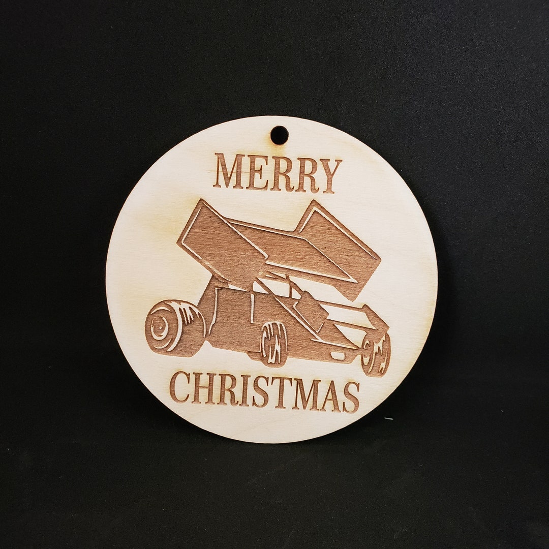 Sprint Car Christmas Ornament - Etsy
