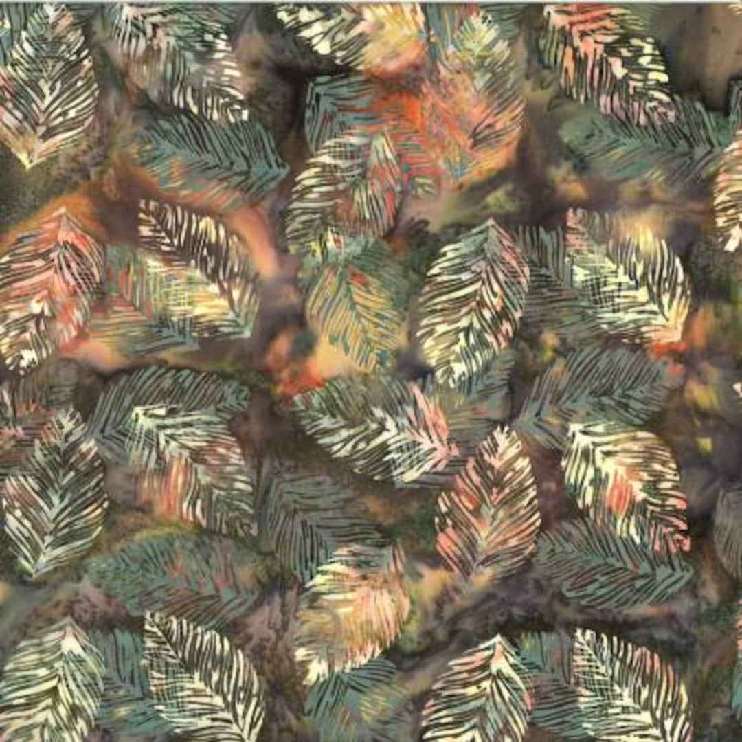 AUTUMN BALI BATIK Leaf by Hoffman Batiks Sold by the Half Yard for ...