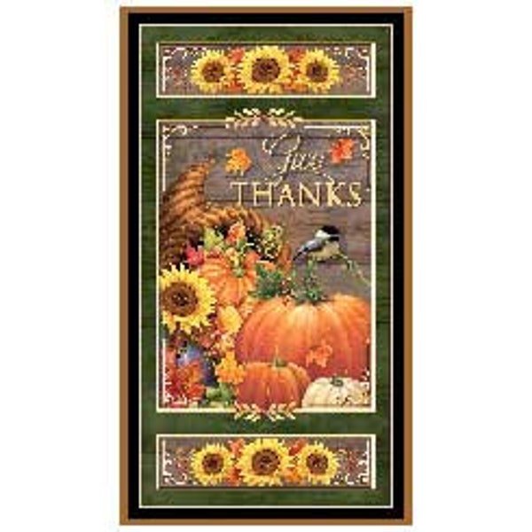 Give Thanks Fabric by the Yard - Etsy