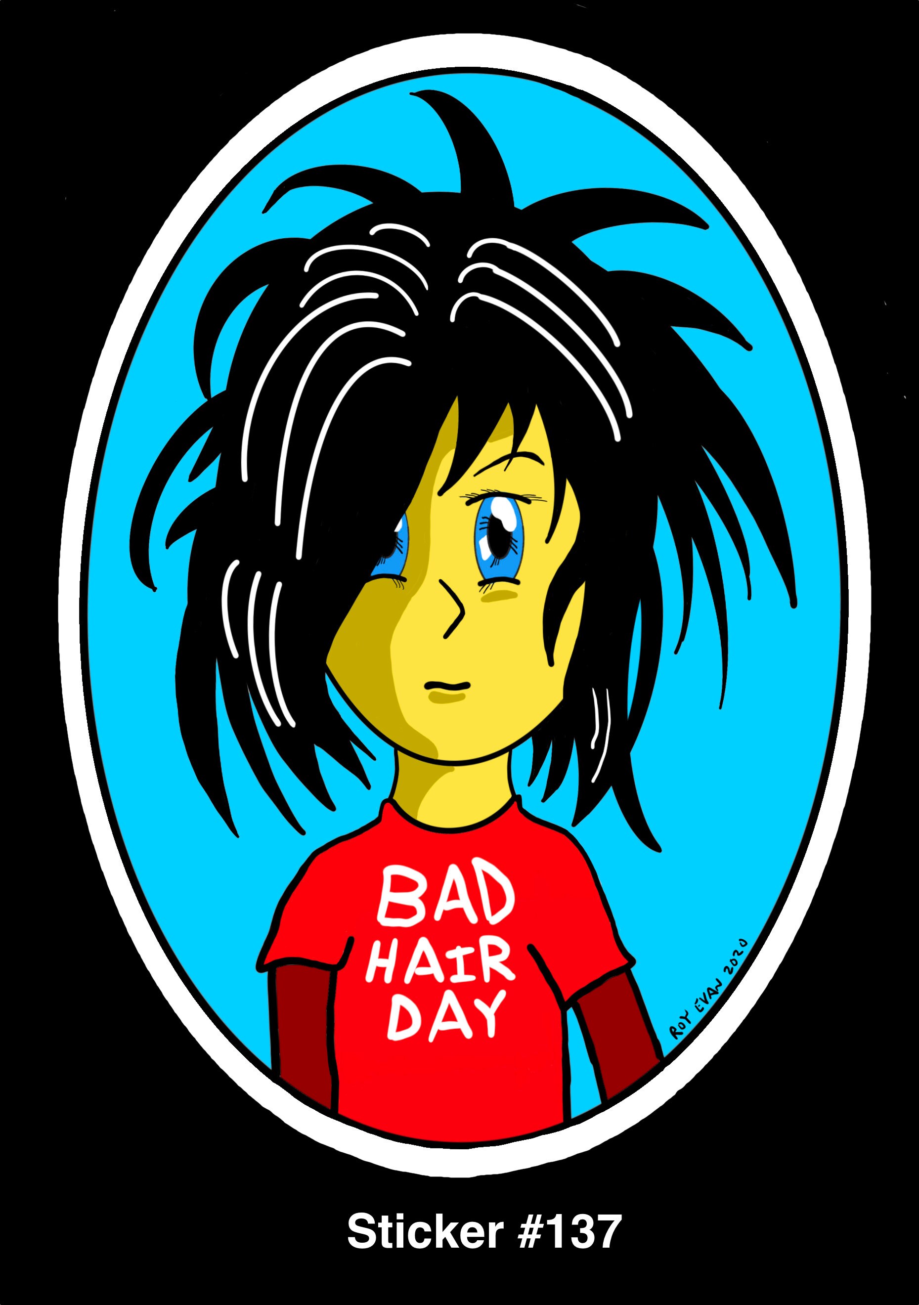 Bad Hair Day Cartoon