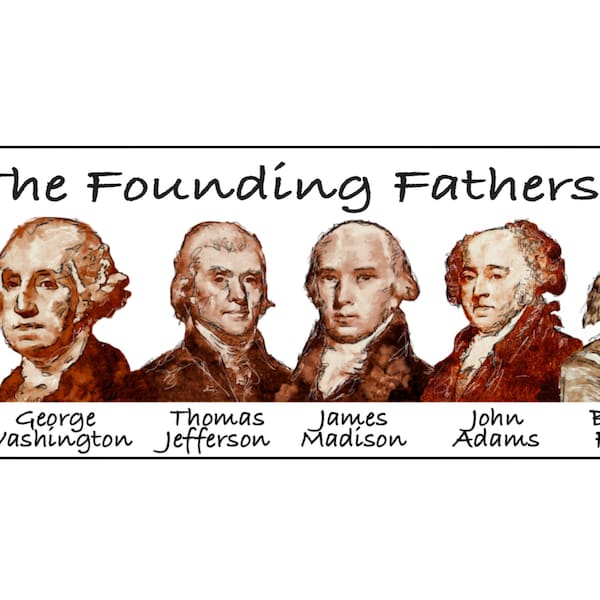 Founding Fathers Stickers - Etsy