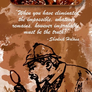 5" Book Mark - Arthur Conan Doyle Theme - Laminated - Books - Library ...